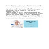 Michael Turano is a safety, health and environmental specialist. He | PDF