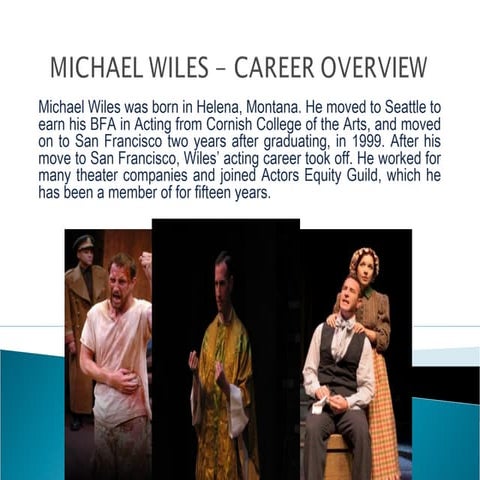 Michael Wiles - Qualities of a Good Actor | PPT