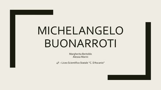 Michelangelo | PPT