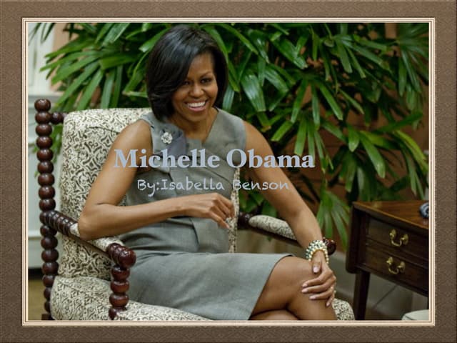 Michelle obama | PPTX