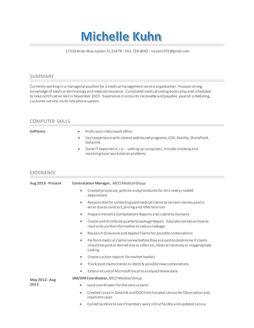 melissa resume (1) | PDF