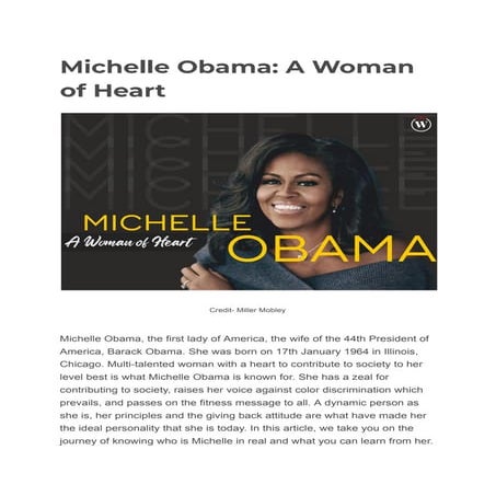 Michelle Obama_ A Woman of Heart.pdf