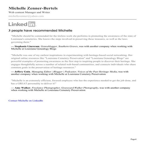 Michelle Zenner, Logistics at Global