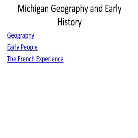 Michigan Natives - Powerpoint Project | DOC