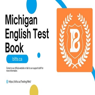Are You Searching For Michigan English Test Book | PPT