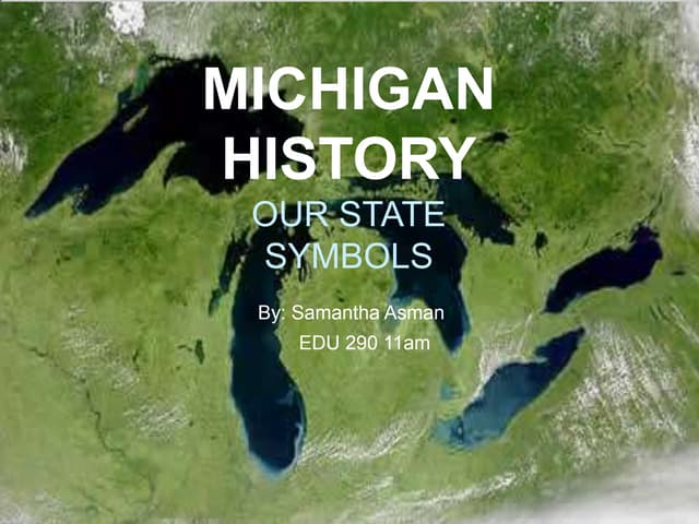 Third Grade Michigan Studies | PPTX