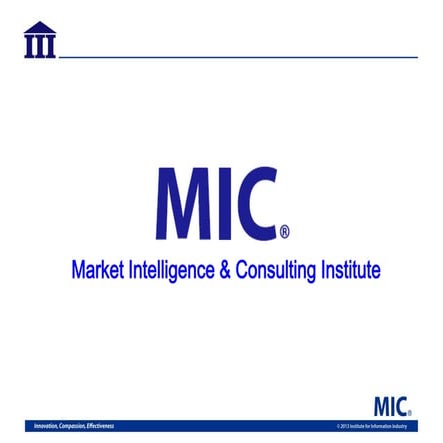 Market Intelligence & Consulting Institute | PDF