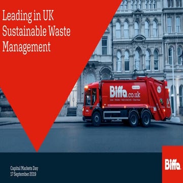 Biffa plc Capital Markets Day COO presentation | PDF