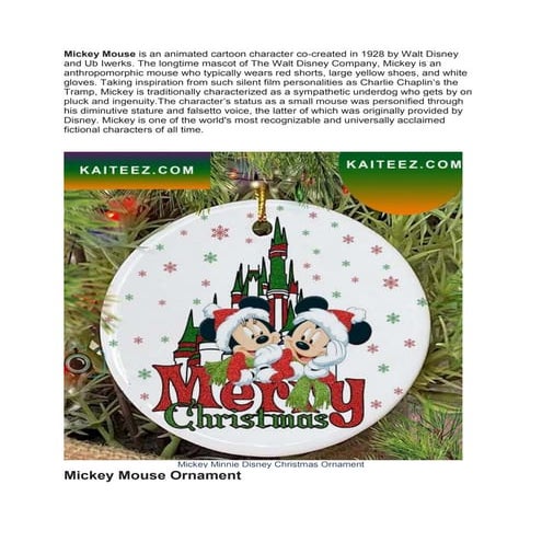 Mickey Mouse Ornament | PDF