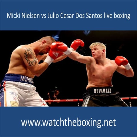 Micki nielsen vs julio cesar dos santos live boxing | PPTX | Boxing ...