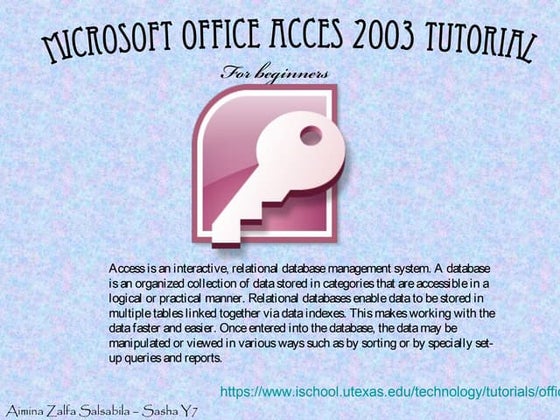 Ms access basics ppt | PPTX | Desktop Publishing | Computer Software ...