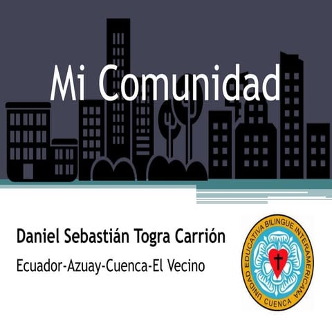 Mi comunidad | PPTX