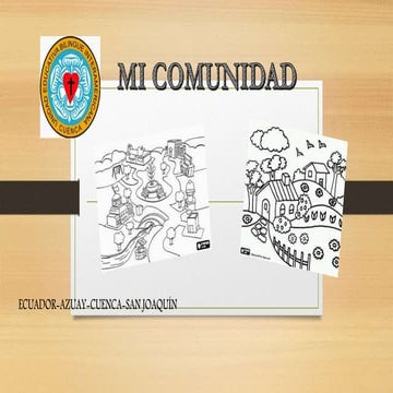 MI COMUNIDAD Y MI BARRIO | PPTX