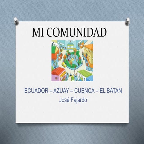 MI COMUNIDAD | PPTX