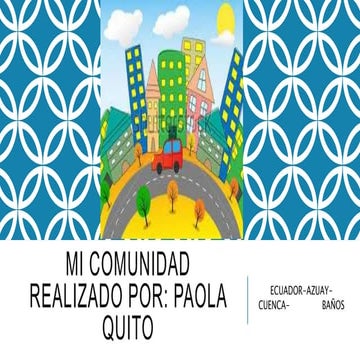 Mi comunidad | PPTX