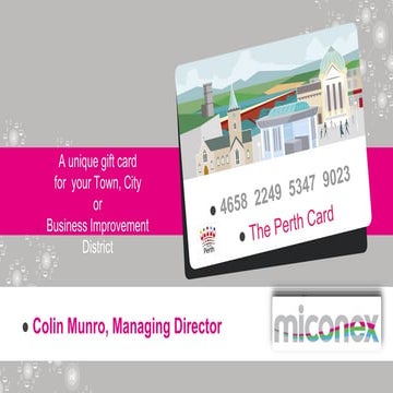 Miconex Gift Card Programme | PPT
