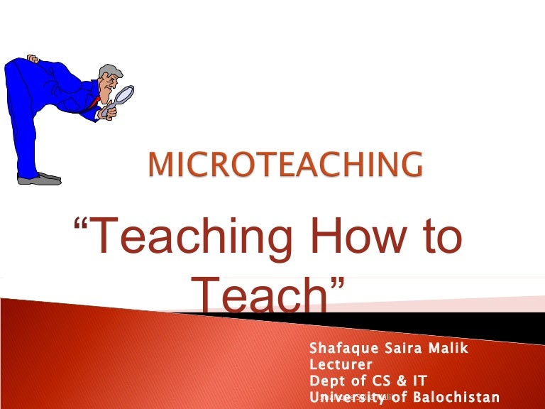Microteaching