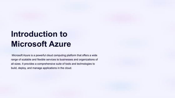 Introduction to Microsoft Azure Cloud | PDF