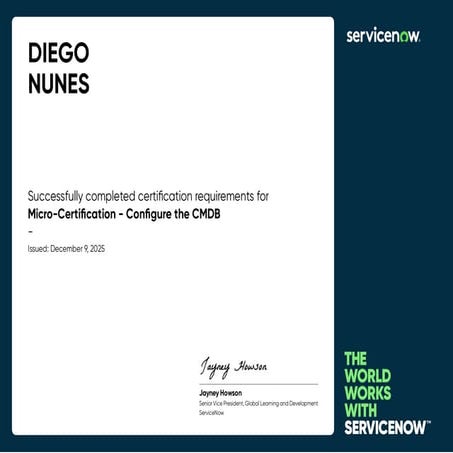 Micro-Certification - Configure the CMDB | PDF