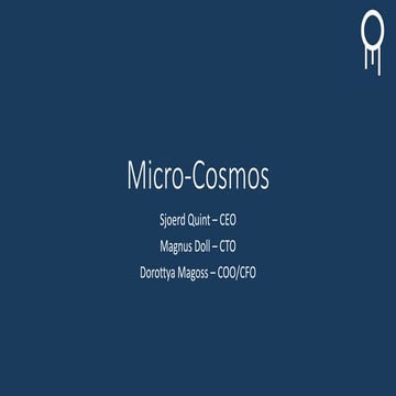 Micro cosmos presentation | PPT
