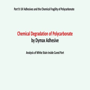 Micro ftir6-adhesive attacks polycarbonate | PPTX