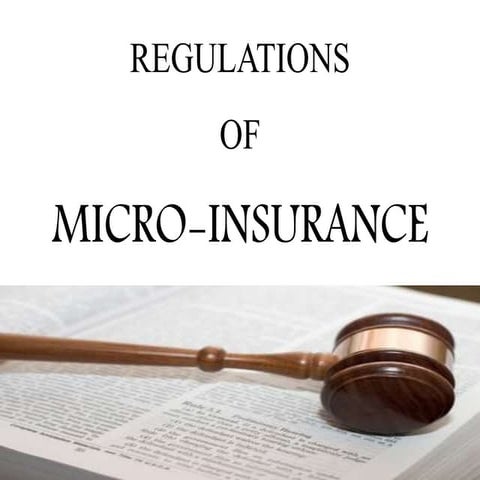 Micro-insurance regulations | PPT