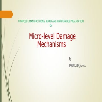 Micro level damage mechanisms | PPT