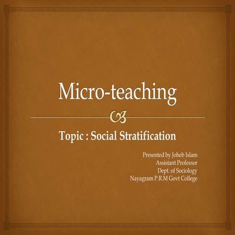 Micro teaching op 116 | PPTX