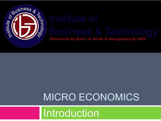 Economics Chapter 1 Assignments | PPT