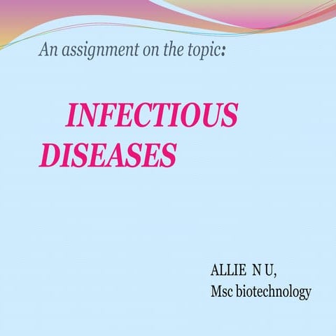 infectious diseases | PPTX