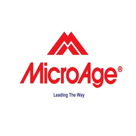MicroAge Presentation 2011 | PPT