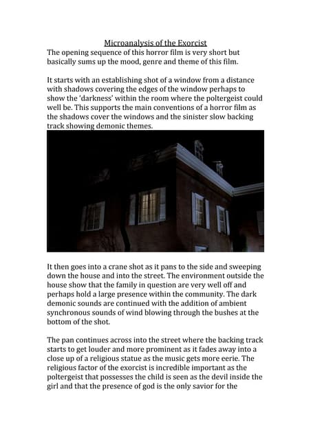 Content Analysis The Shining | DOCX