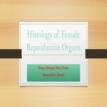 Microscopic features of ovary | PDF