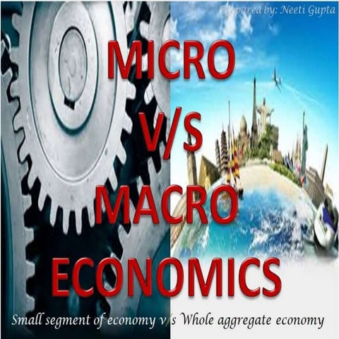 Micro and Macro Economics | PPTX