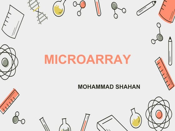 DNA microarray ppt | PPTX | Biological Sciences | Science