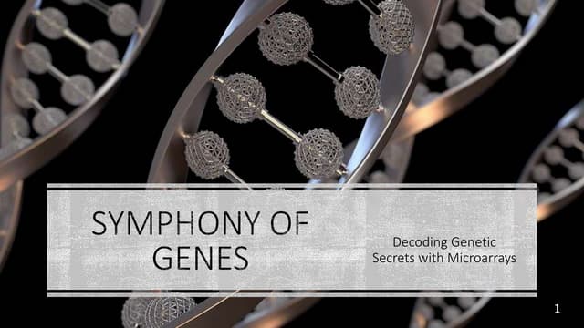 Gene Expression Analysis with microarray.pptx Gene Expression Analysis with microarray.pptx