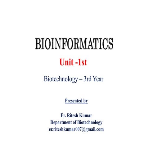 Microarray Data Analysis By Ritesh Kumar Pptx Genetics Science 6335