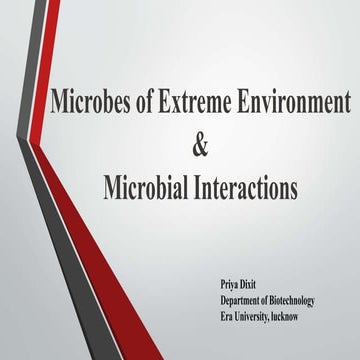 Microbes of Extreme Environment Microbial Interaction.pptx
