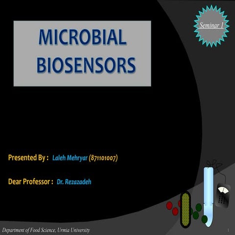 Microbial Biosensors | PPT