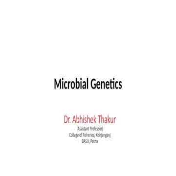 Microbial-Genetics.docx.By.Wajid.Ahmadpptx | PPT