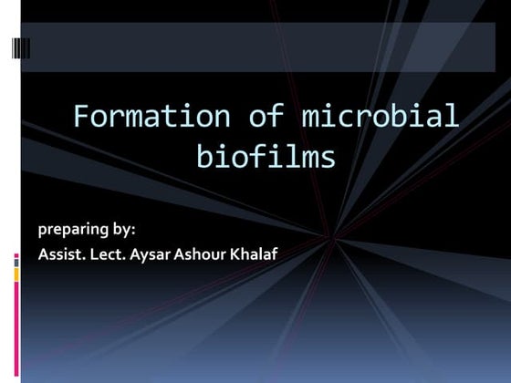 Biofilm | PPT