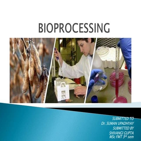 Lecture 2 introduction to bioprocess