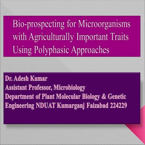 Microbial bioprospecting technologies.ppt