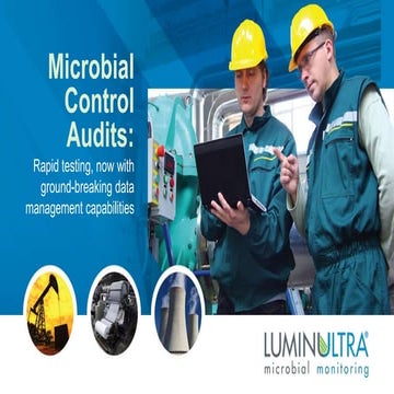 Microbial control audits awt15 - luminultra | PPT