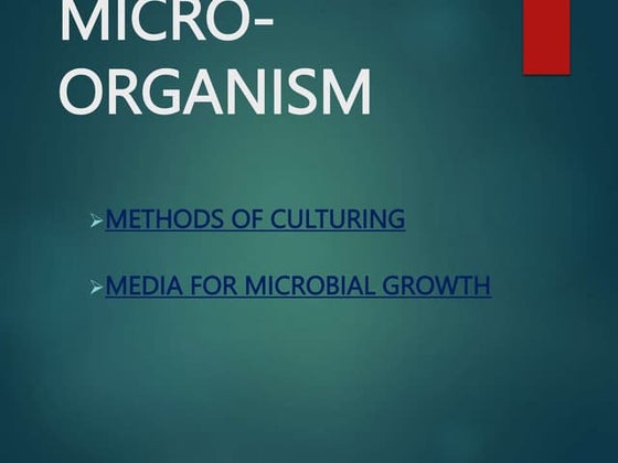 Types of Media in Microbiology & Plating Techniques. (1).pptx ...