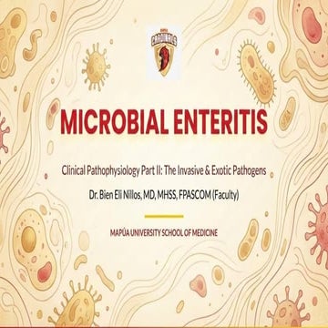 Microbial (Gastrointestinal)Enteritis Part II.pptx