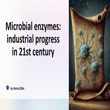 Microbial Enzymes in industrial biotech | PPTX