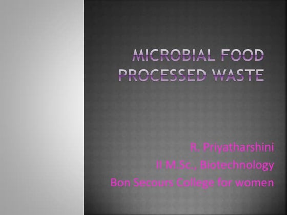 The production process of starch | PPT
