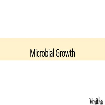 Microbial growth | PPT