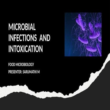 Microbial Infections and Foodborne Intoxications. | PPTX